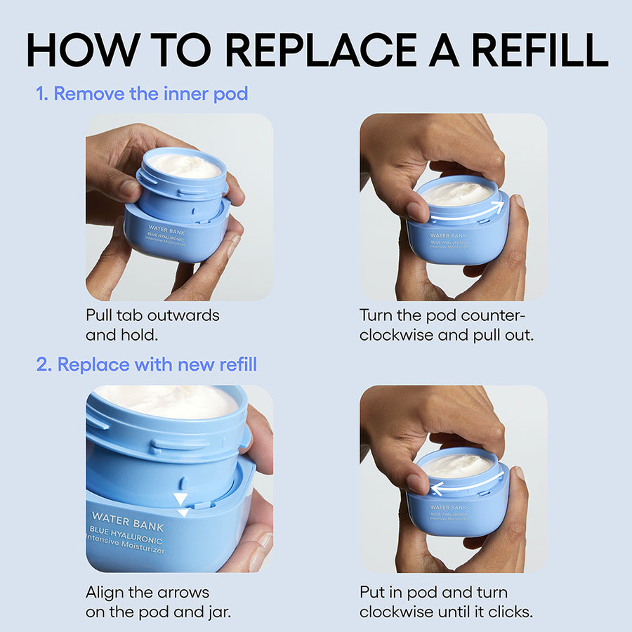 Water Bank Blue Hyaluronic Intensive + Refill Duo | LANEIGE